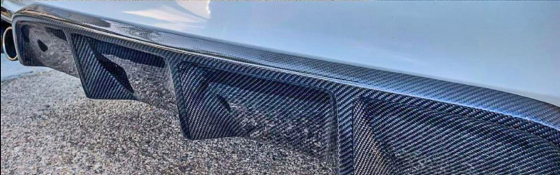 2018-2021 Toyota Camry Carbon Fiber Diffuser C&C