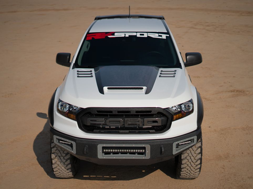 2019-2022 Ford Ranger V2 Ram Air Hood | CF BLISTER | RKSport 50012120