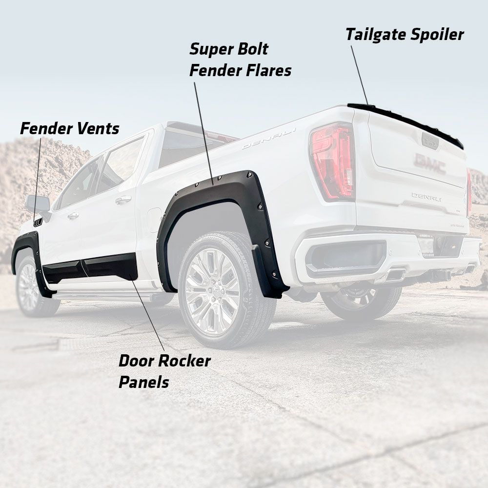 2019-2021 GMC SIERRA 1500 OFF-ROAD STYLING KIT CREW CAB SHORT BOX