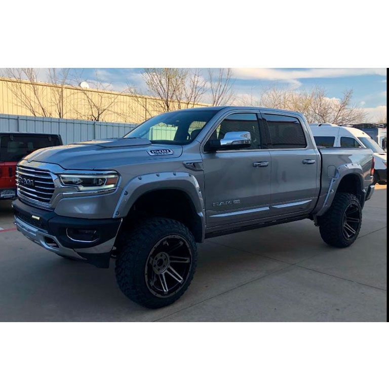2019-2020 Ram 1500 Door Rocker Panels | Satin Black CH07D06
