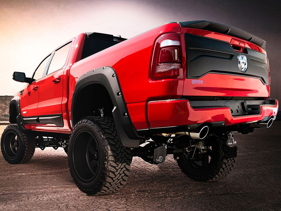 2019-2020 Ram 1500 Door Rocker Panels | Satin Black CH07D06