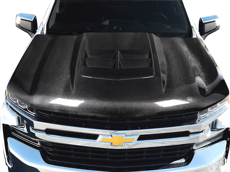 2019-2023 Chevrolet Silverado 1500 Carbon Creations ZL1 Style Hood