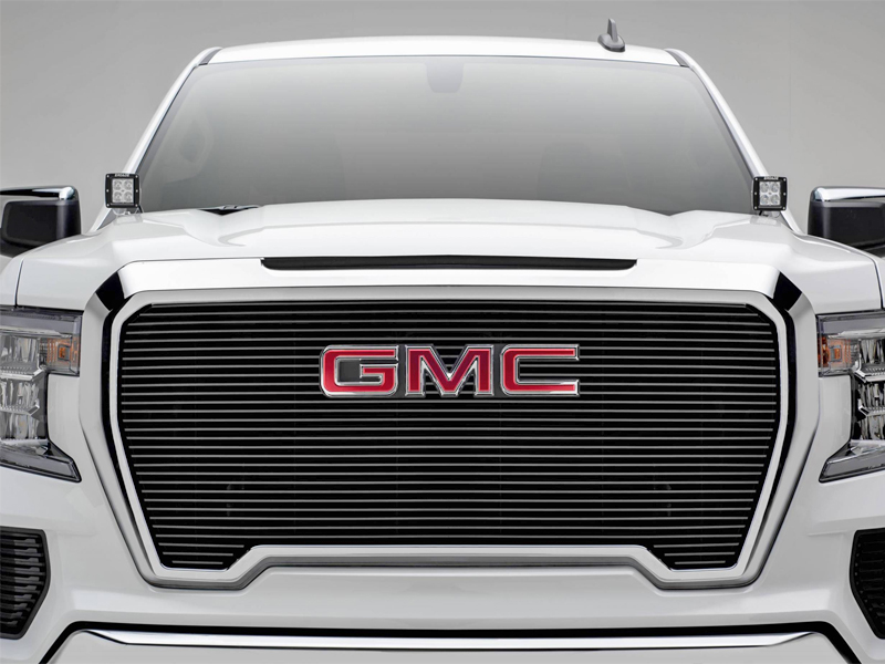 2019-2022 GMC Sierra 1500 Billet Grille, Black, Aluminum, 1 Pc, Insert ...