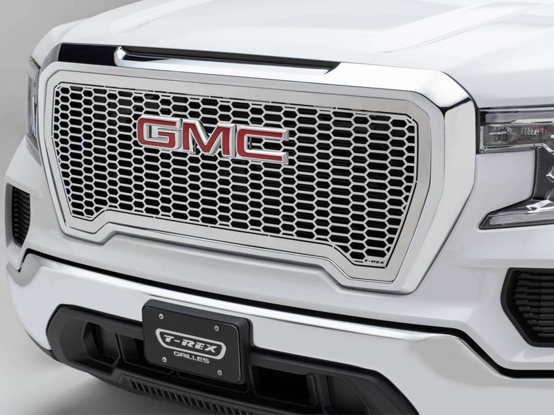 2019-2022 GMC Sierra 1500 Laser X Grille, Polished, Stainless Steel