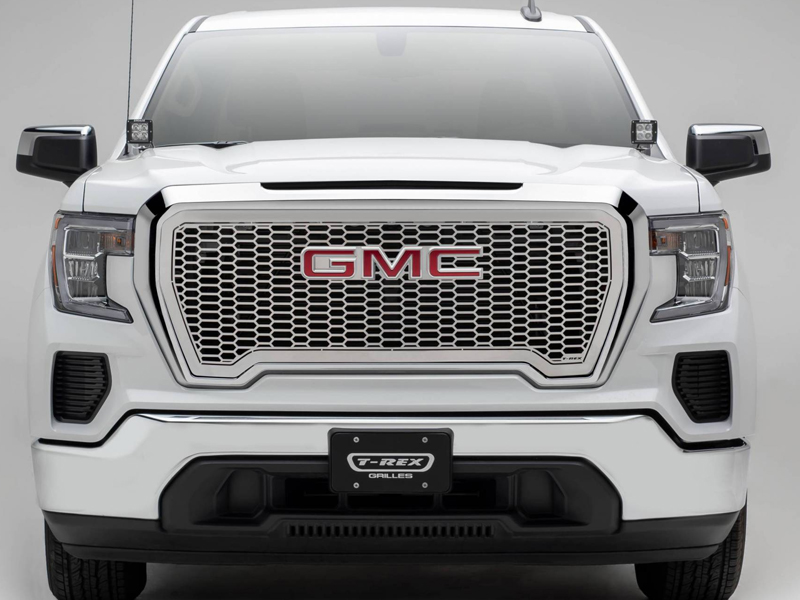 2019-2022 GMC Sierra 1500 Laser X Grille, Polished, Stainless Steel