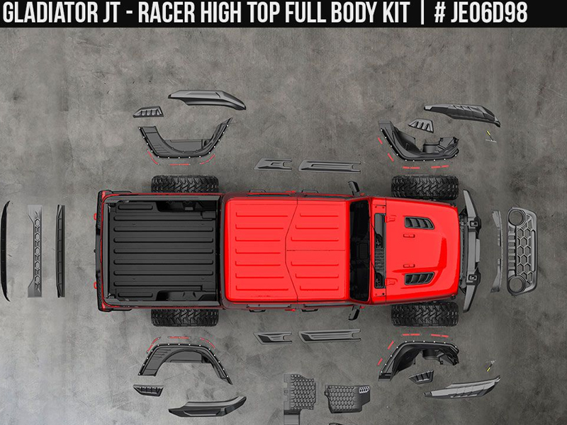 2019-2022 JEEP Gladiator JT Racer High Top Body kit
