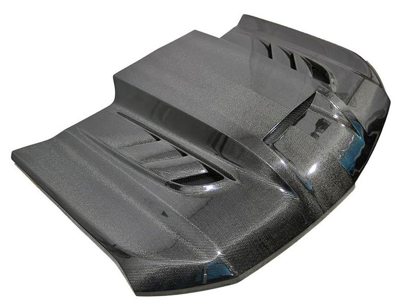 2019-2023 Chevrolet Silverado 1500 Carbon Fiber Hood VTM Style