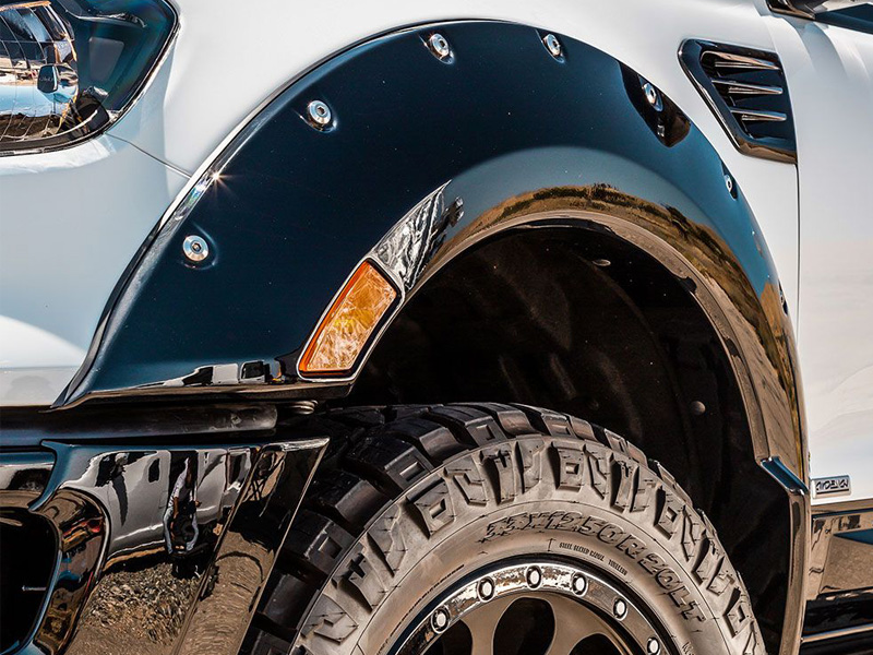 2019 + RANGER SUPER-BOLT FENDER FLARES WITH EXTENSIONS