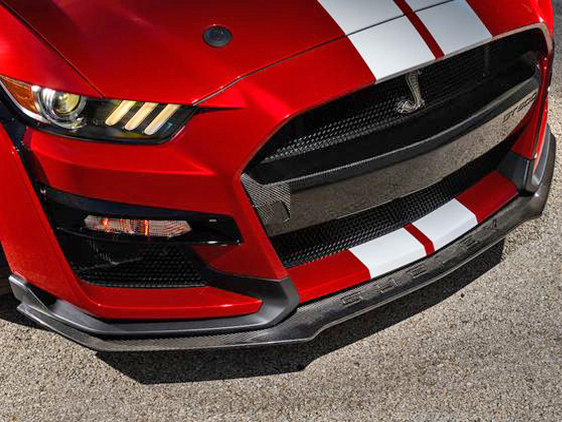 2020-2021 GT500 CARBON FIBER FRONT SPLITTER KIT FORD PERFORMANCE