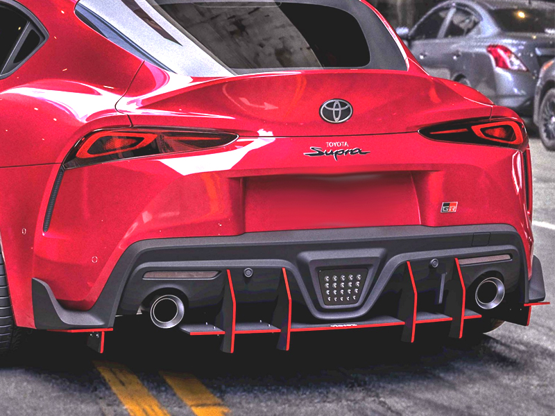 2020-2021 Toyota Supra A90 MKV Centa VR2 Rear Diffuser