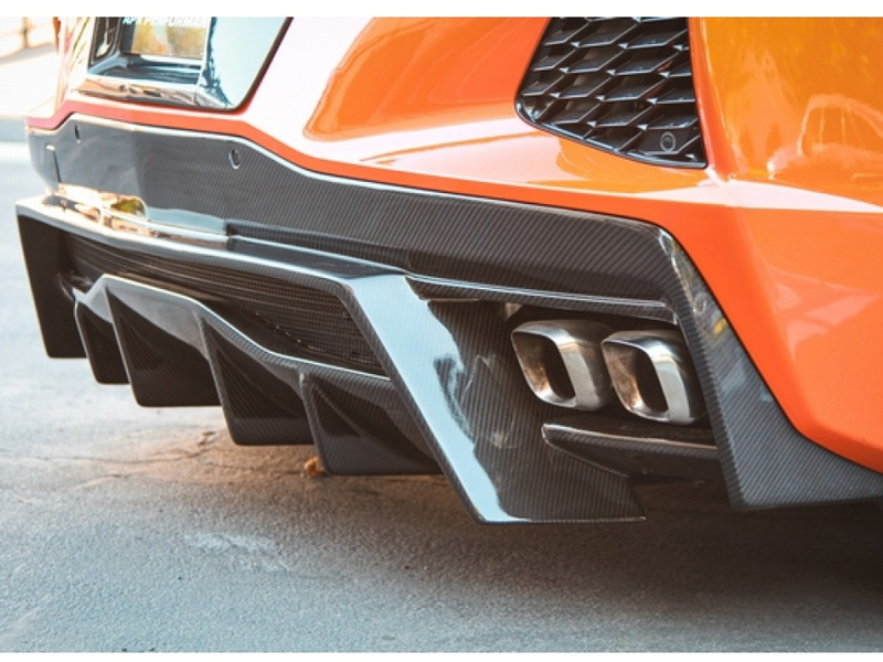 2020-2022 Chevrolet Corvette C8 Rear Diffuser Carbon Fiber AB-288020