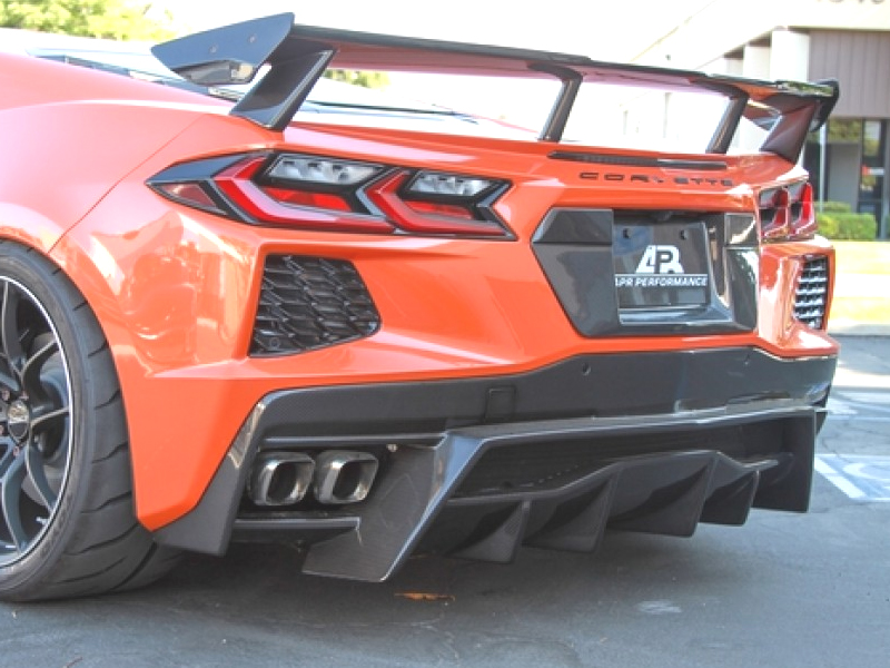 2020-2022 Chevrolet Corvette C8 Rear Diffuser Carbon Fiber AB-288020