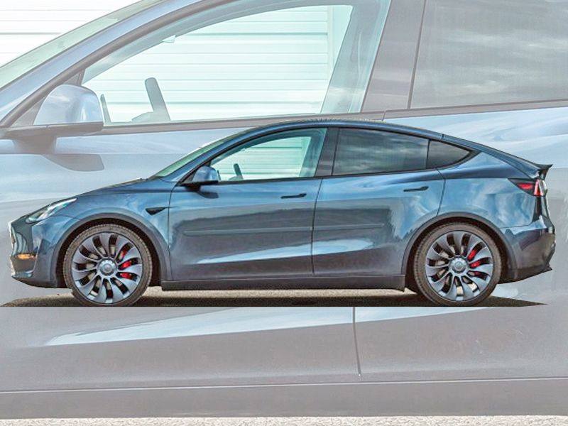 2020-2023 TESLA MODEL Y PAINTED BODY SIDE MOLDING