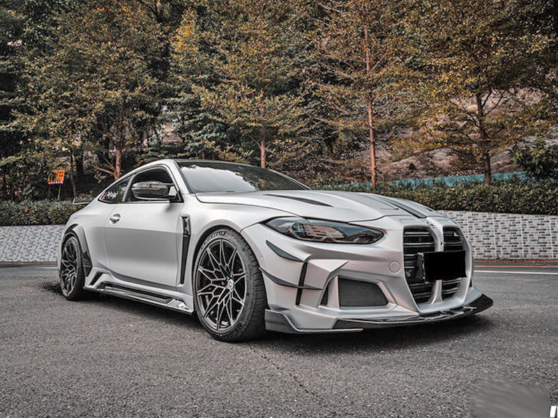 2021-UP BMW M4 G82/G83 BKSSII Style Front Bumper and Front Fender and ...