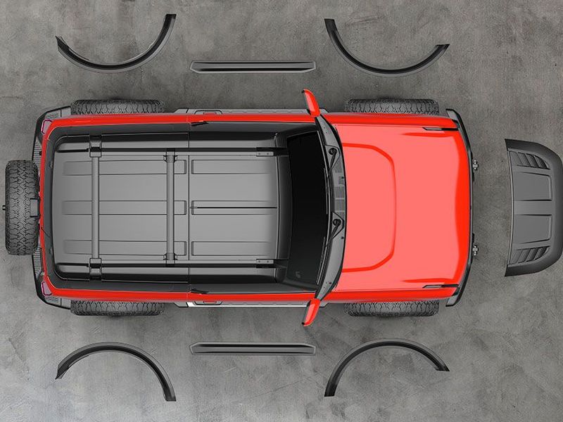 2021-2023 FORD Bronco Full Wide Off Road Body Kit 2Dr