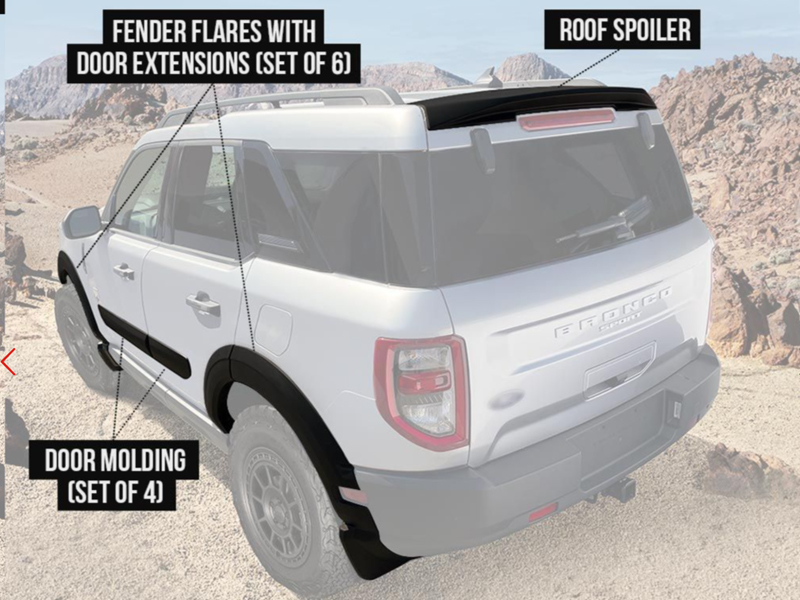 2021-2023 FORD Bronco Sport Custom Body Kit