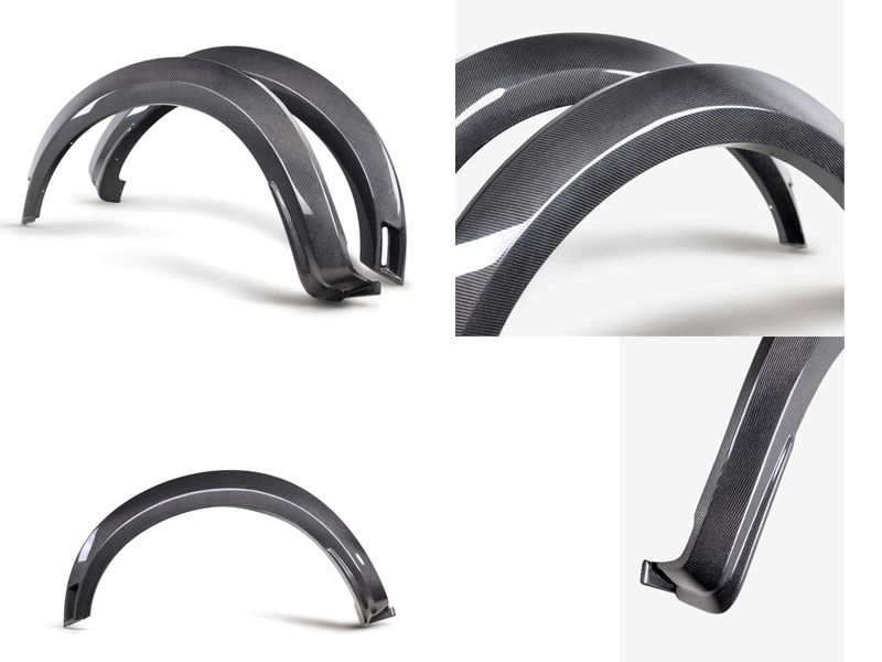 2021-2023 FORD F-150 RAPTOR CARBON FIBER TYPE-OE FRONT FENDER FLARES