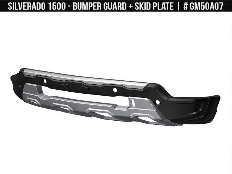 2022-2023 Chevrolet Silverado Front Bumper Guard | Fits LT, WT, Custom ...