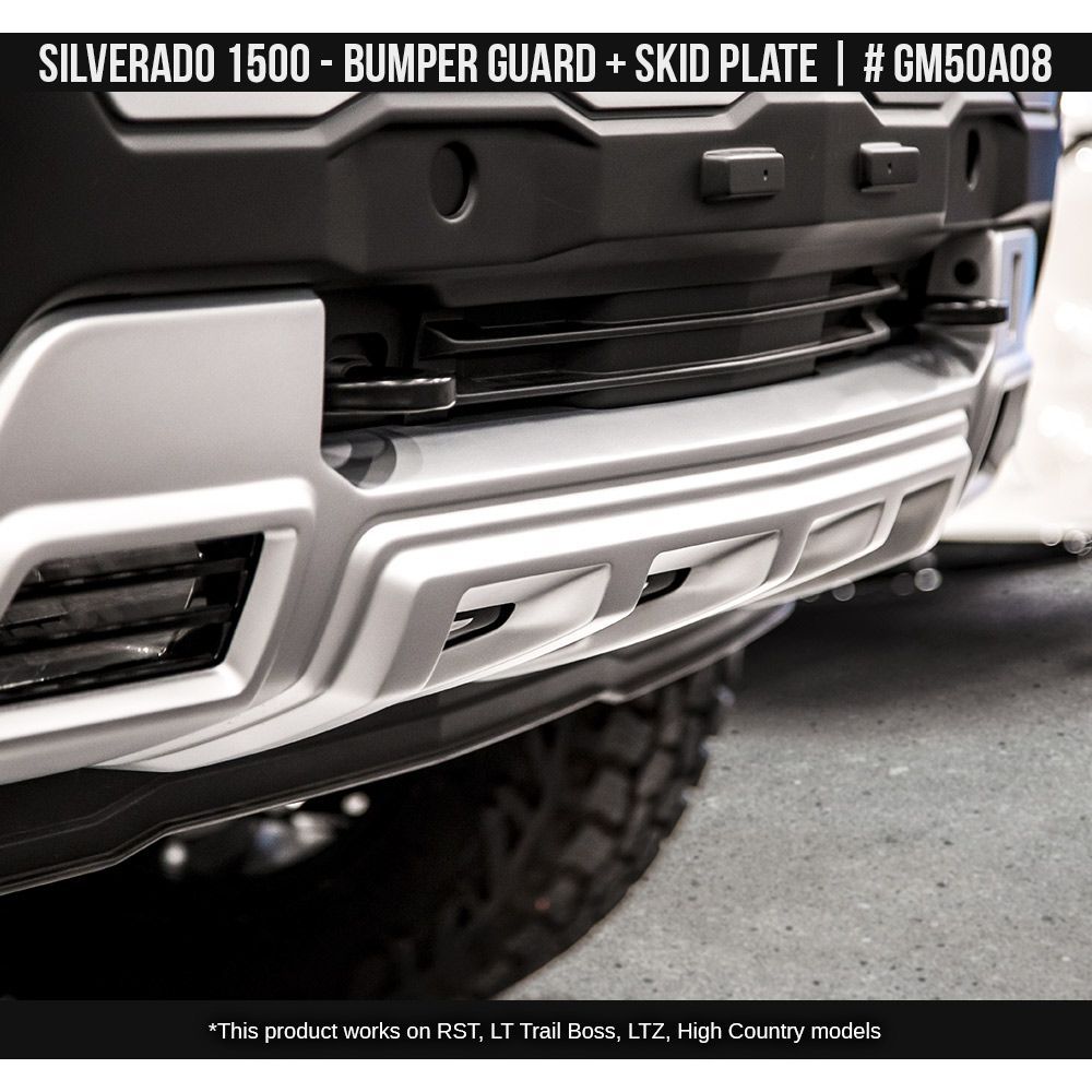 2022-2023 Chevrolet Silverado Front Bumper Guard and Skid Plate | RST ...