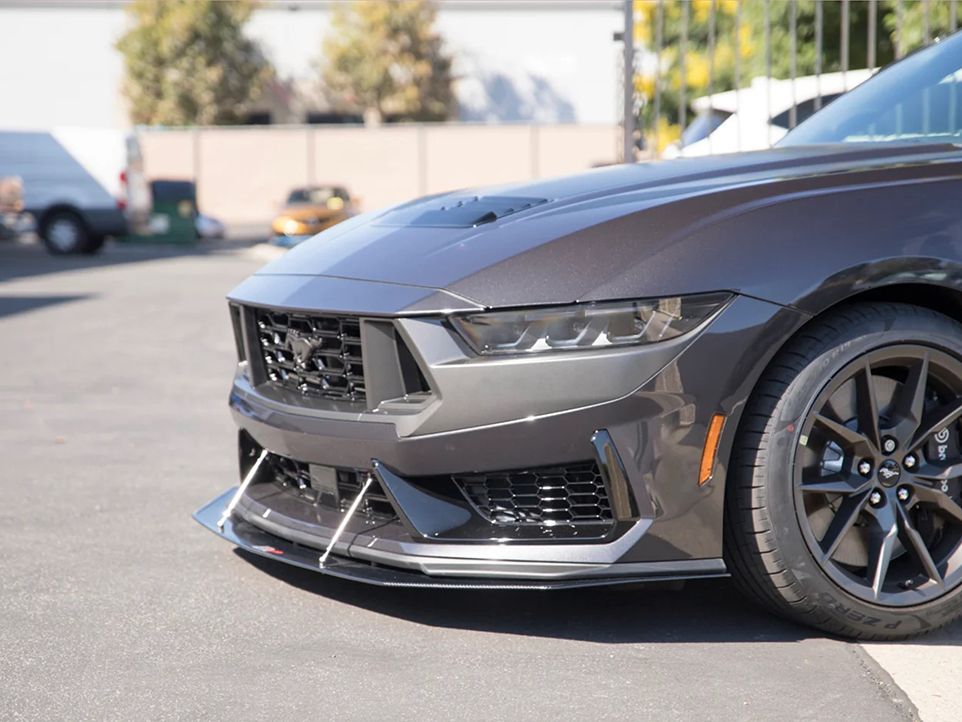 2024 Ford Mustang Dark Horse Base Carbon Fiber Splitter | CW-202402