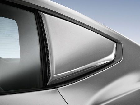 2024 Ford Mustang Quarter Window Scoops | Satin Black