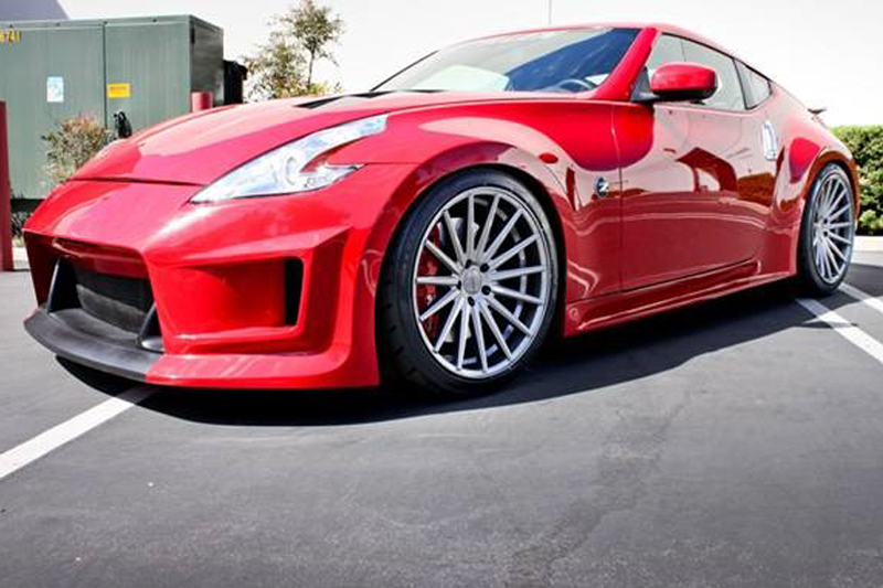 370Z Front 6-Piston Drilled Slotted Big Brake 2009-2014