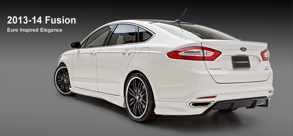 3dCarbon 2013-2014 Ford Fusion Rear Lower Rear Dam | 692036