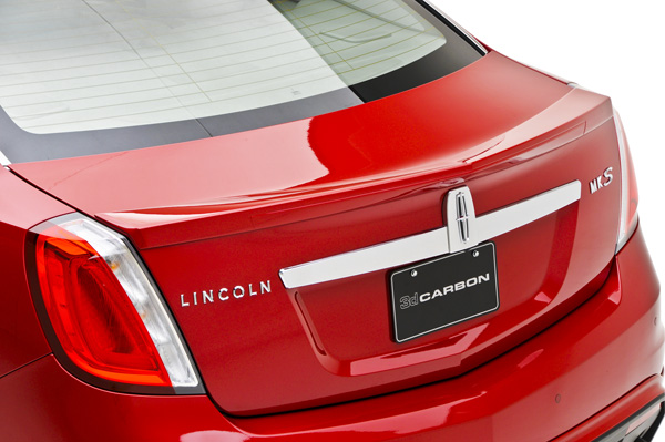 3dCarbon Lincoln MKS Euro Style Rear Deck Lid Spoiler 2009-2011 691588