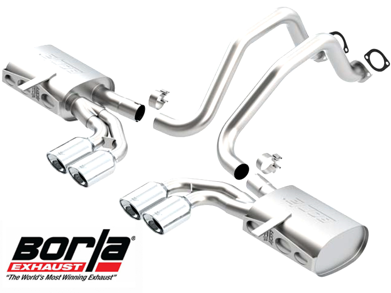 1997-2004 Chevrolet Corvette C5 Cat-Back Borla Exhaust S-Type II 140427