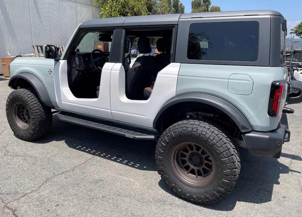 2021-2023 Ford Bronco Fiberglass Roadster Front Doors AC-DD21FDBR4D-RD-F-GF