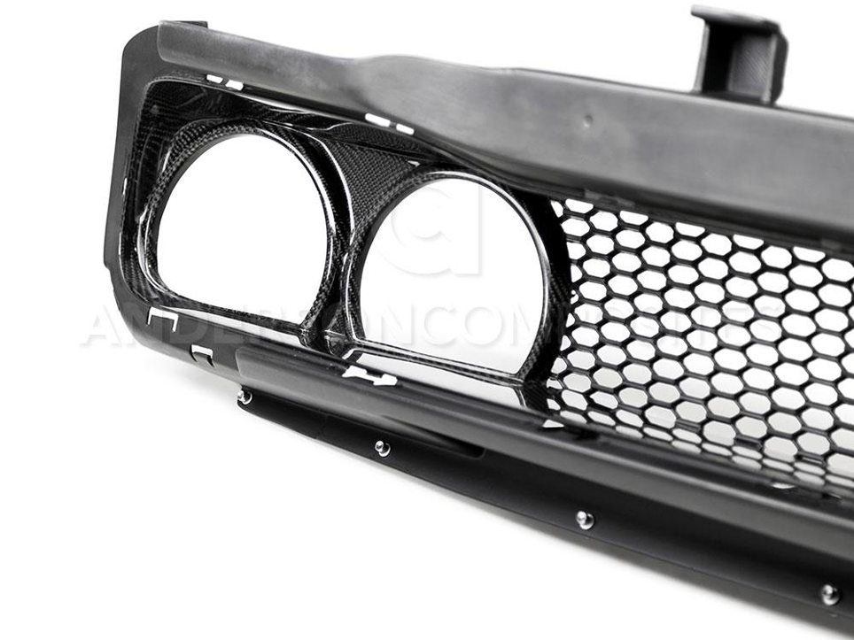 2015-2023 Dodge Challenger Hellcat Carbon Fiber Front Grille Replacement