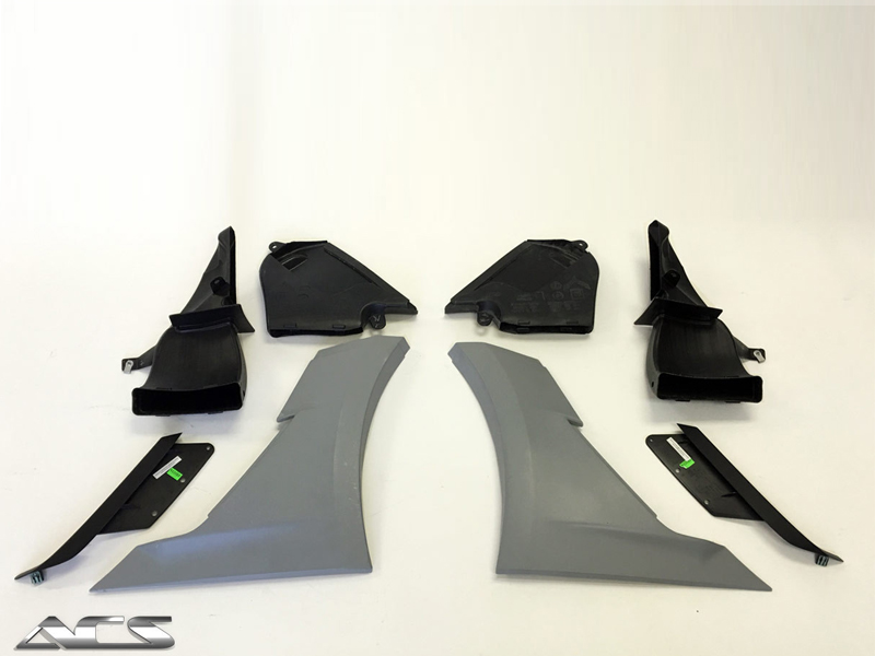 ACS C7 Stingray Coupe Rear Wide Body Conversion, Z06 Scooped Rocker