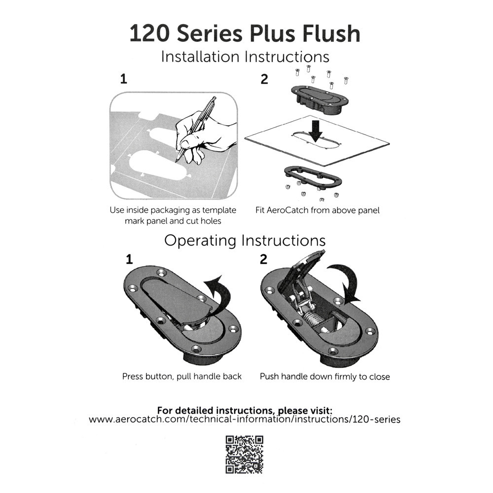 AeroCatch Flush Hood Latch and Pin Kit.