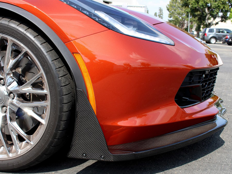 APR - C7 Z06 Carbon Fiber Track Pack Front Splitter Air Dam w. Undertray