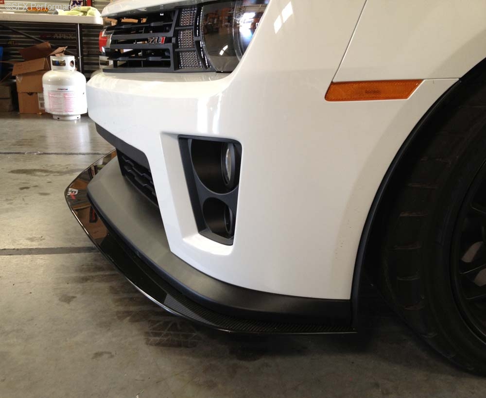 APR Chevrolet Camaro SS Front Wind Splitter Carbon Fiber 2014-2015 CW ...