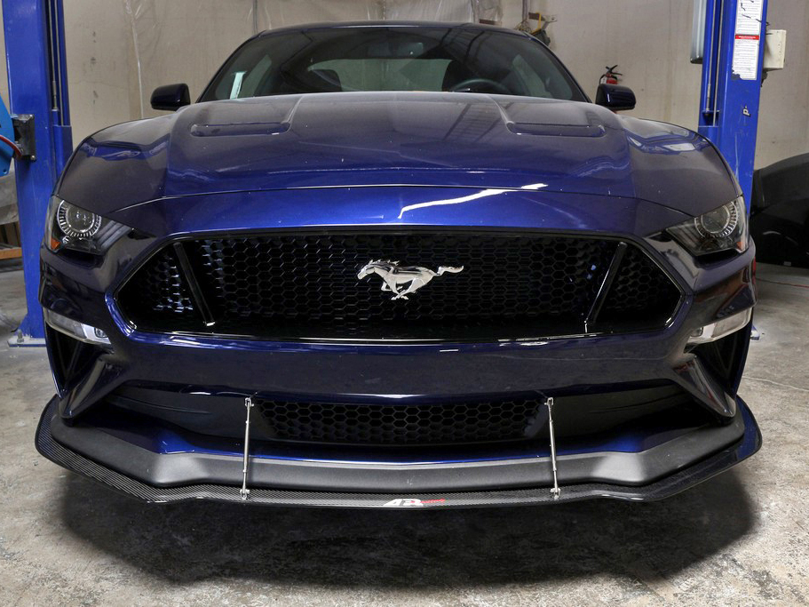 APR CW-201810 Mustang Carbon Fiber Splitter fits Performance Package ...