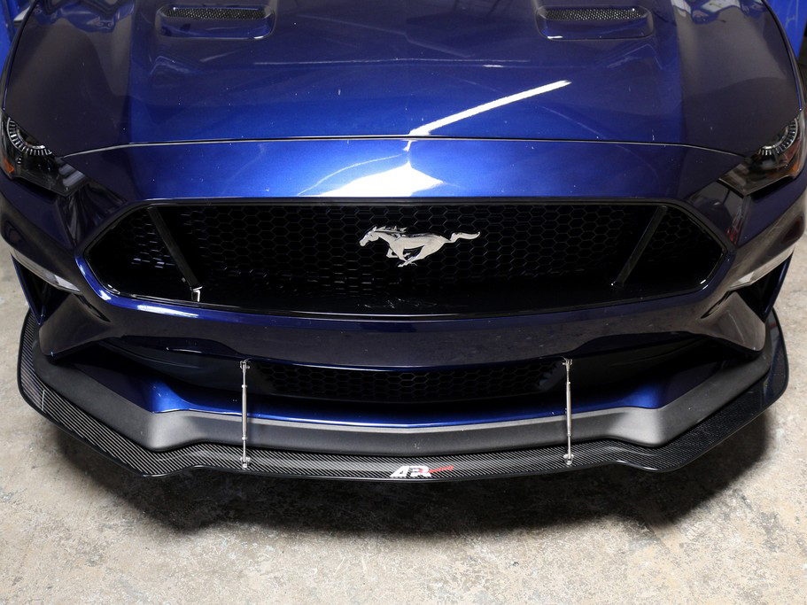 APR CW-201810 Mustang Carbon Fiber Splitter fits Performance Package ...