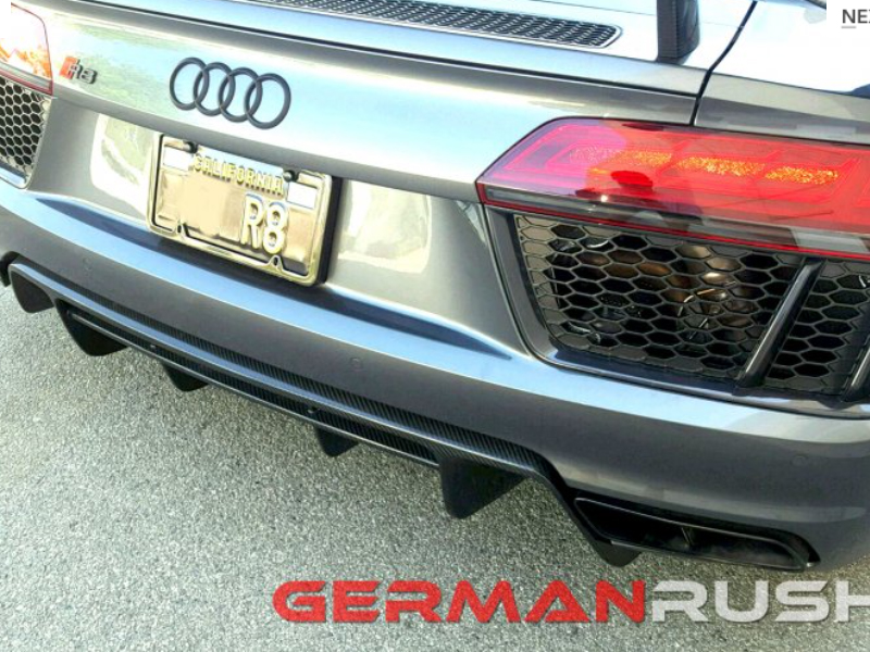 2016-2018 Audi R8 Fiber Glass Rear Diffuser