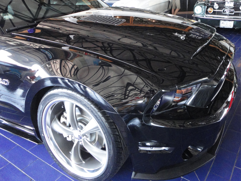 BMC Ford Mustang Black Mamba Hood GT V6 2013-2014 13GTMAMBA