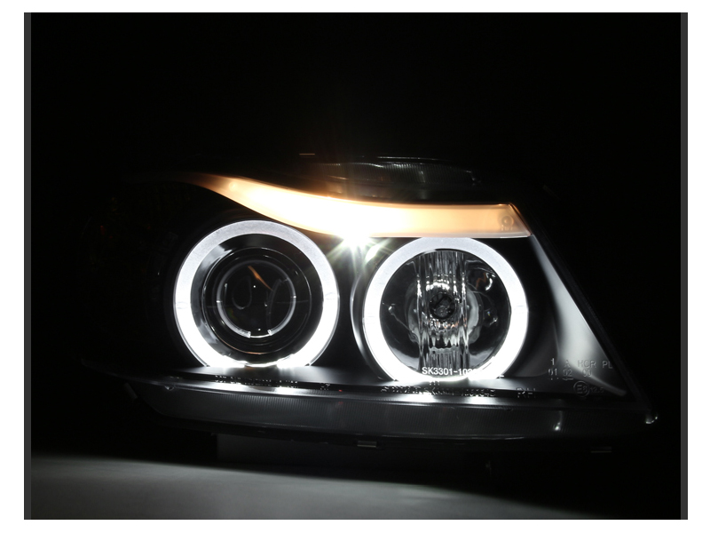 BMW E90 3-Series 06-08 4DR Projector Headlights