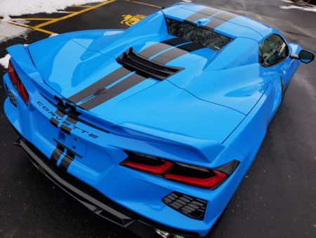C8 Chevrolet Corvette Rally Stripe Graphic Kit 1