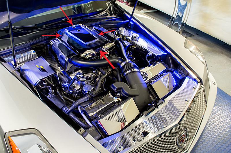 Cadillac XLR-V Engine Dress Up