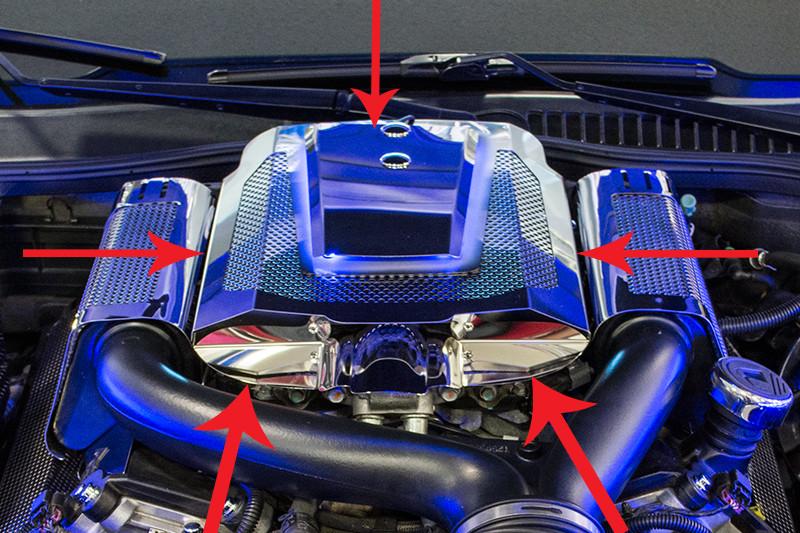 Cadillac XLR-V Engine Dress Up