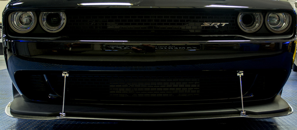 Challenger Hellcat Lip Spoiler w/ Carbon Fiber Overlay 2015-2019 ACC 152037
