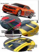 2010-2014 Chevrolet Camaro Graphics Kits Vinyl Decals Custom