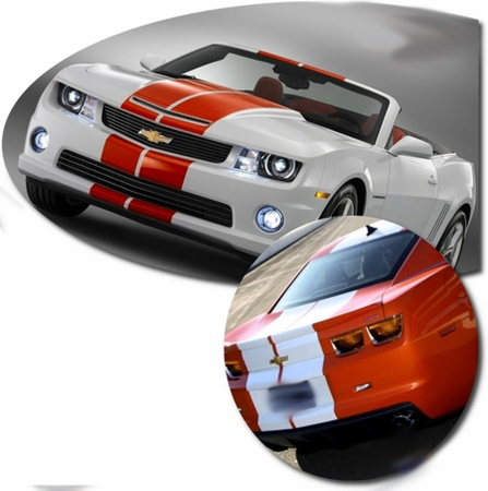 Chevrolet Camaro Indy Style Rally Stripes Graphics Kit 8 2010-2013