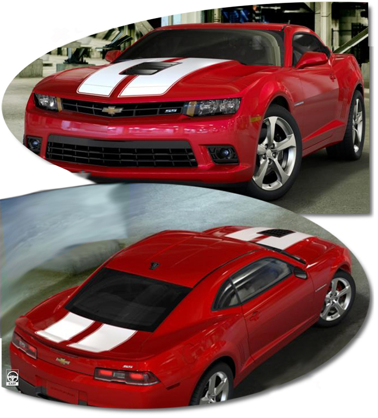 Chevrolet Camaro SS Rally Stripes Graphics Kit 10 2014 2015
