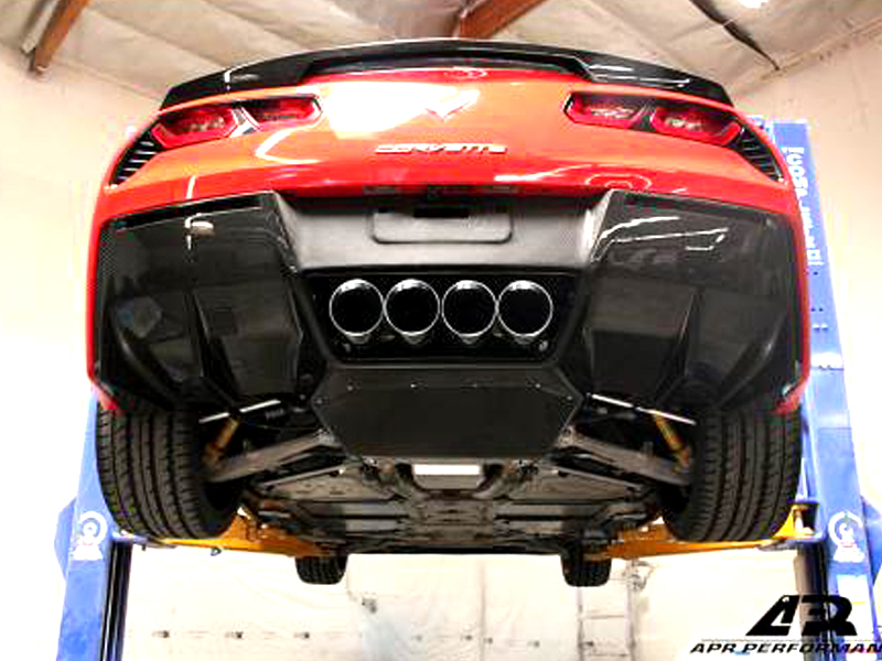 Chevrolet Corvette C7 Rear Diffuser 2014-Up (With Under-Tray)