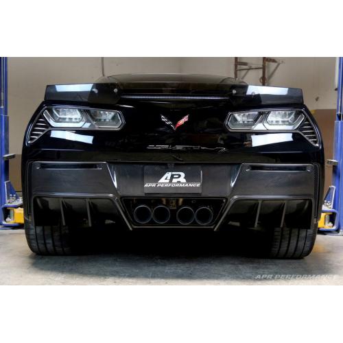 Chevrolet Corvette C7 Z06 Rear Diffuser 2014-Up Without Under-Tray ...