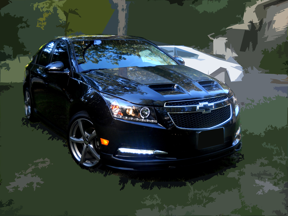 Chevrolet Cruze Predator II Ram Air Hood 2010 2015 CRUZEPREDATORII
